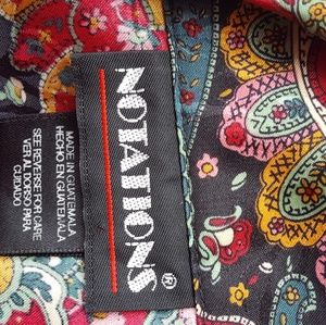 Notations | Tops | Vintage Notations Paisley Blouse | Poshmark